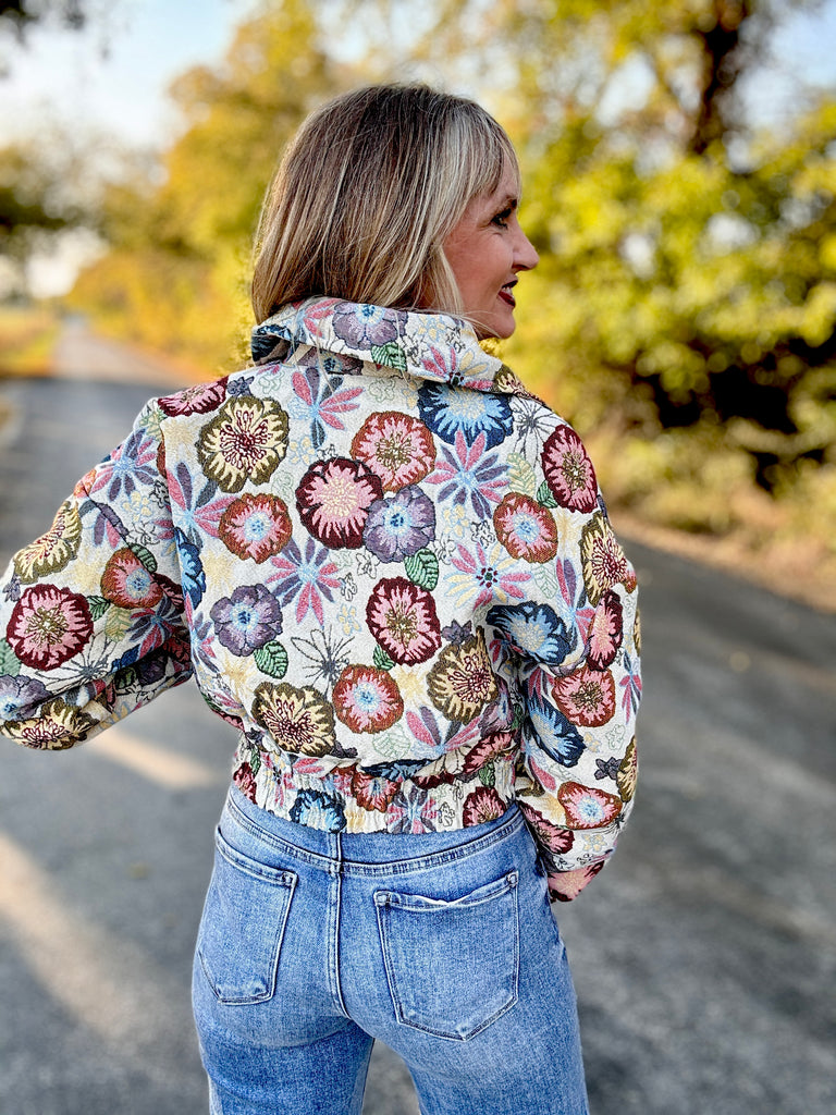The flower power jacket – Jesses Jewelz