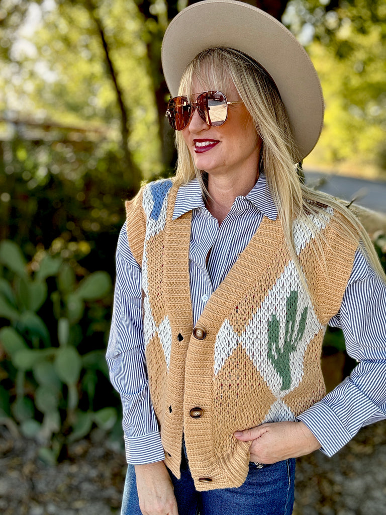 The Diamond ranch sweater vest – Jesses Jewelz